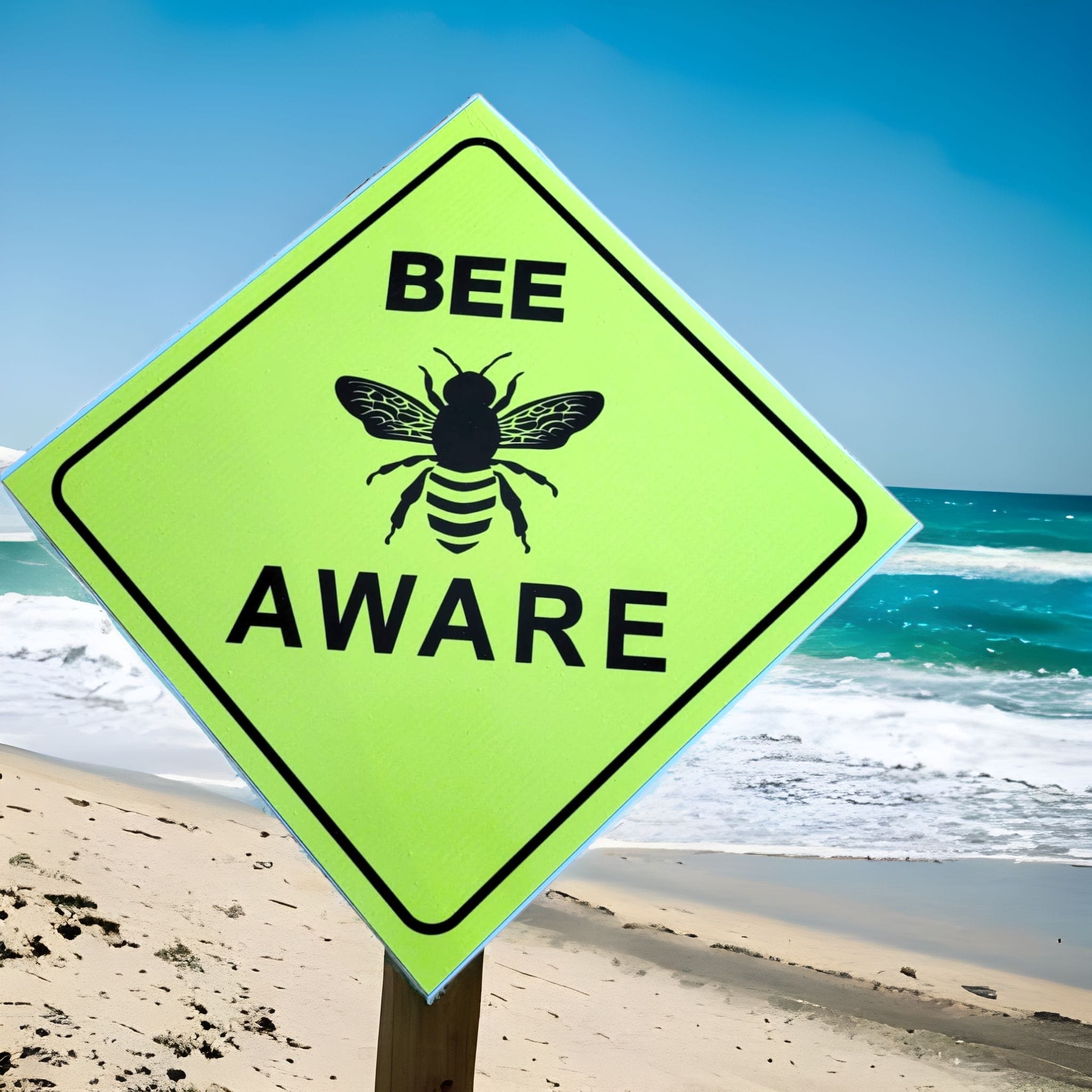 Be Aware Bees Safety Sign | Bees Safety Sign | Donagh Bees